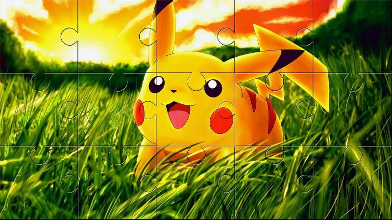 精灵宝可梦皮卡丘拼图游戏,儿童益智动画,婴幼儿宝宝早教视频