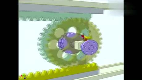 旋转运动转化为直线往复运动的机制,看看是如何设计的