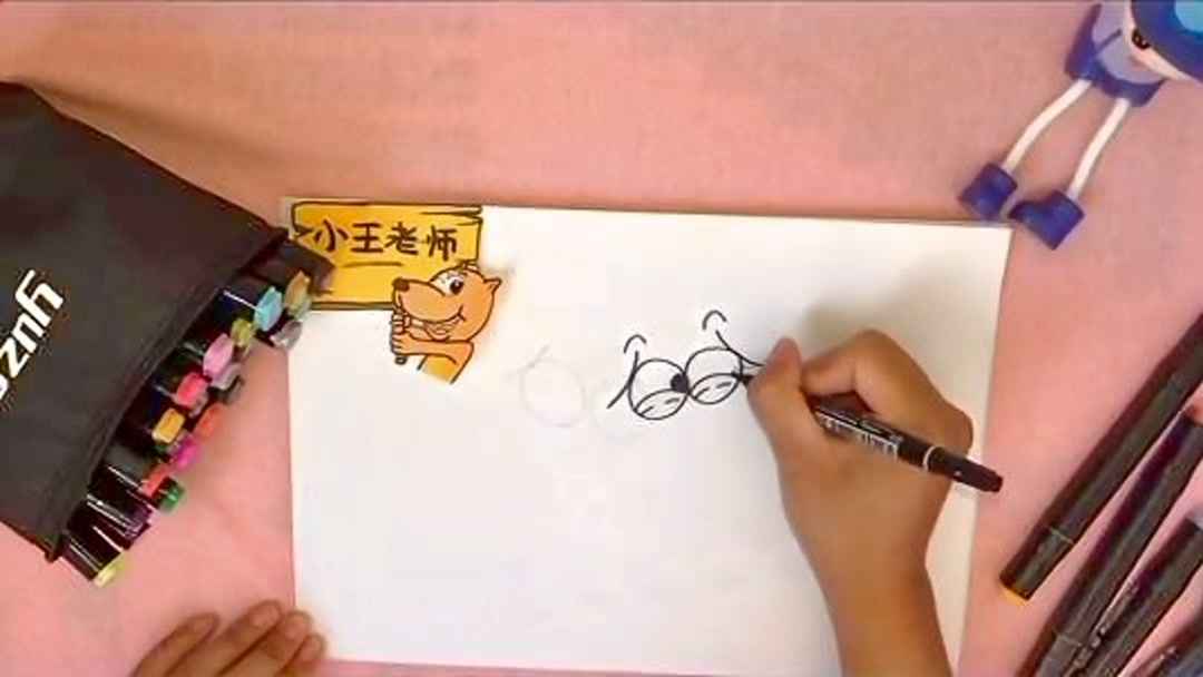 小王老师幼儿简笔画海绵宝宝教学