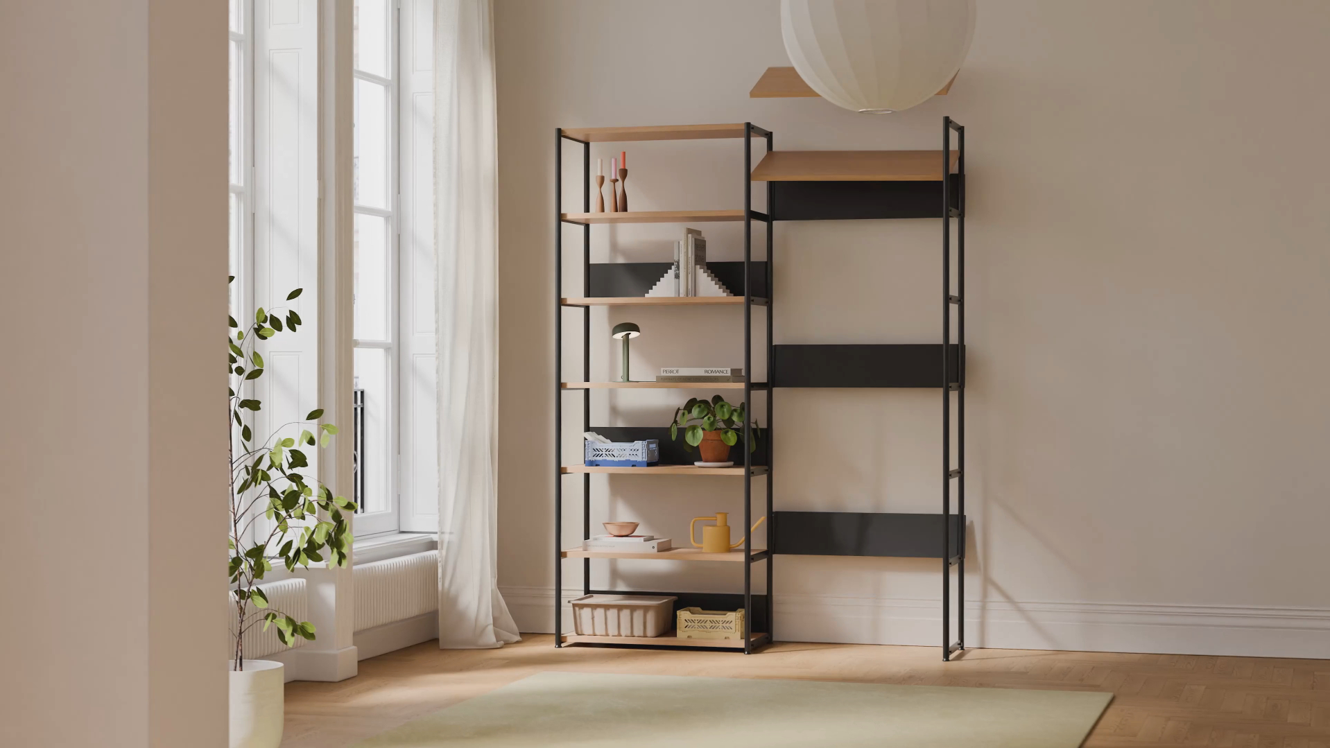 【C4D动态设计】家具类目三维产品说明片 | 家用收纳储存架产品说明...