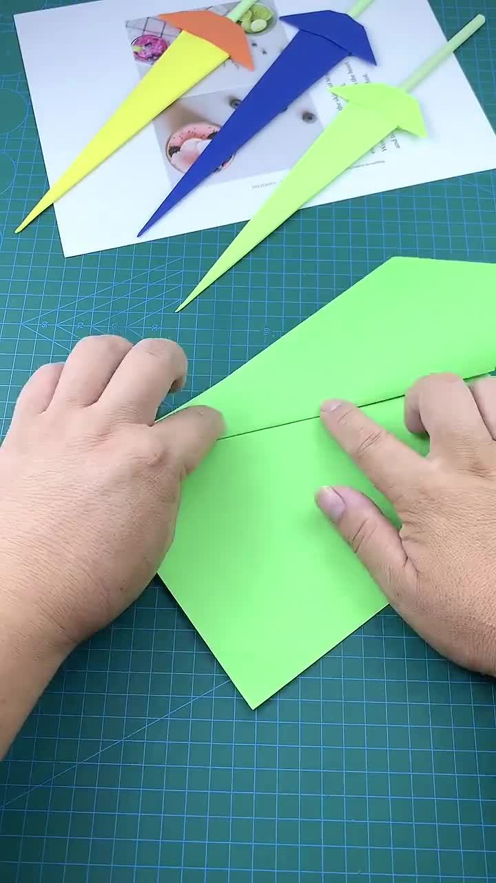 小宝剑折纸,简单又易学