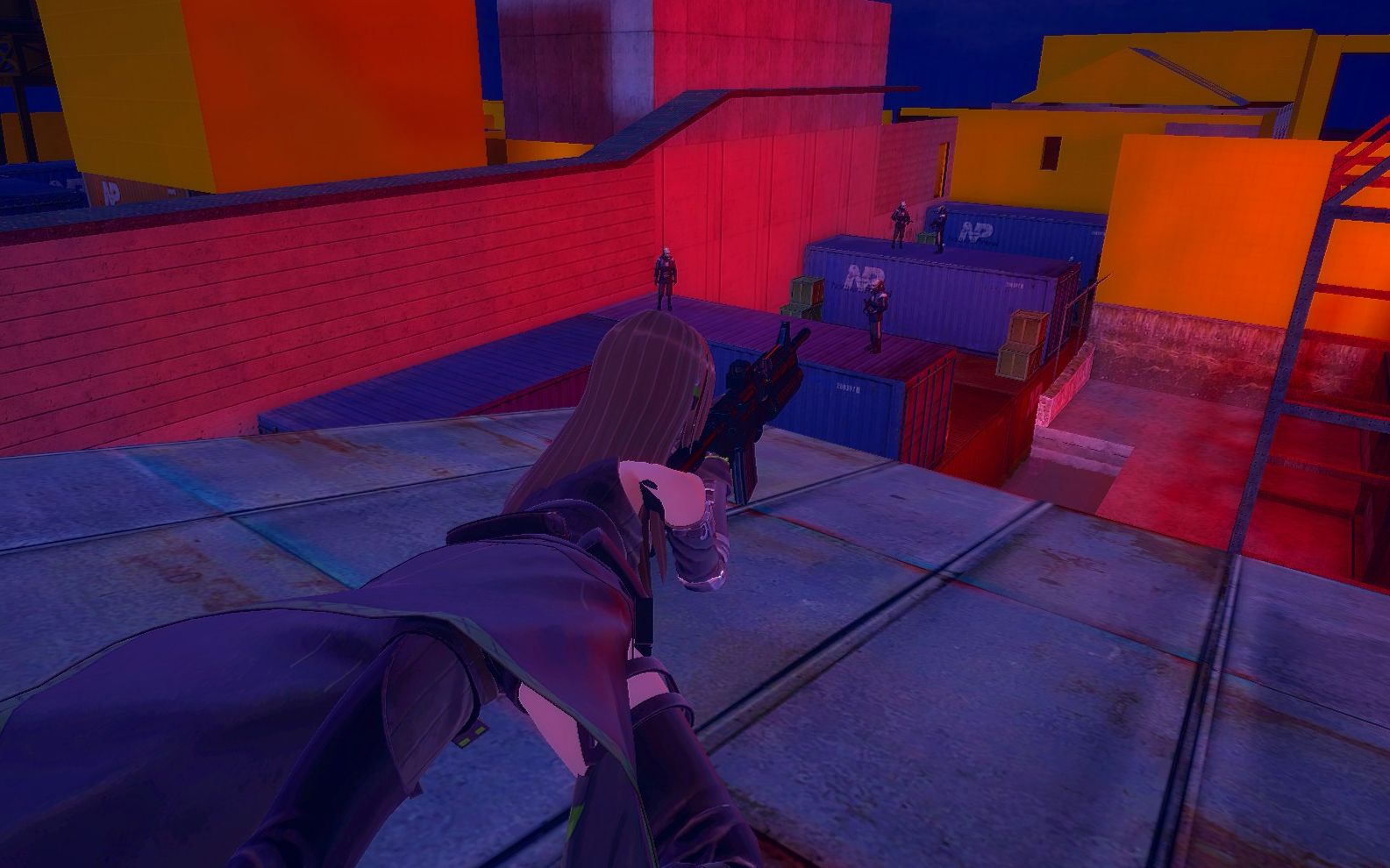 【GMOD】闪光弹实战使用+敌方ArcCW武器替换[Lasers - Heist]