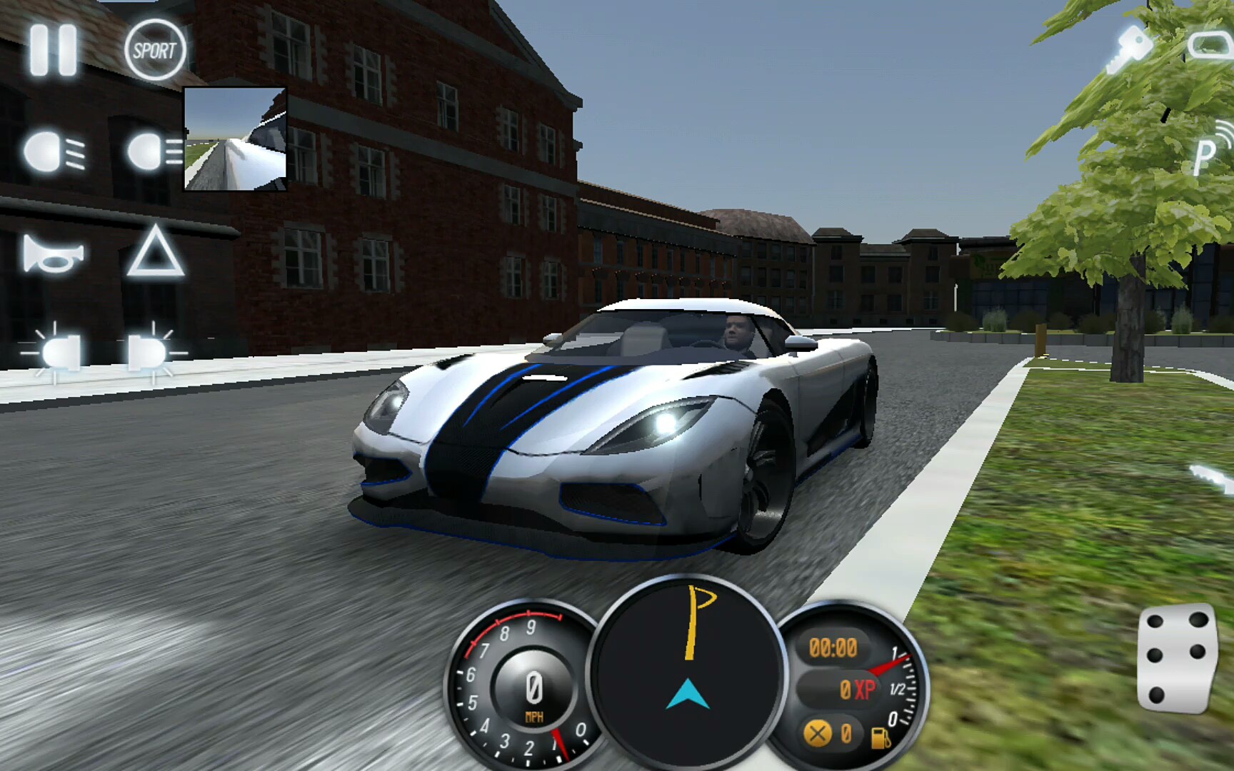 手机模拟驾驶 柯尼塞格Agera R神一般的加速度!