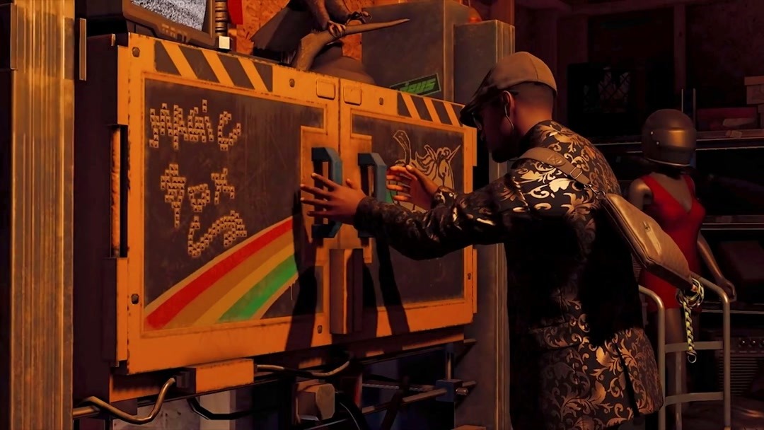 看门狗2:利用高科技打印机打印出武器,直接出门清理了对手据点