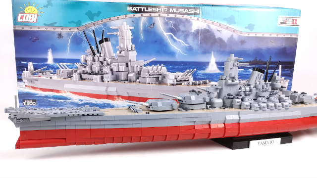 2500片积木还原的战列舰:积木战舰世界版鲸号战列舰评测