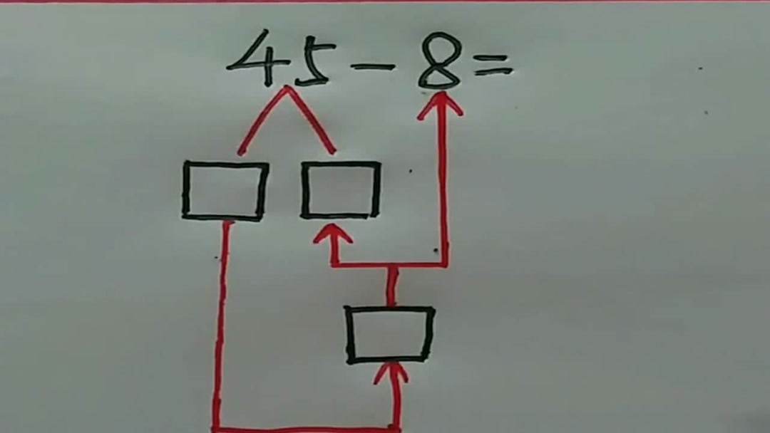 速算技巧借十法教程,一年级必须掌握的分解方法,根据视频学起来
