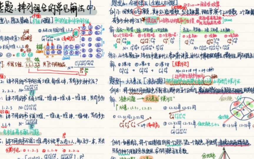 【高考数学-压轴系列】排列组合必会的最全解题策略(中)