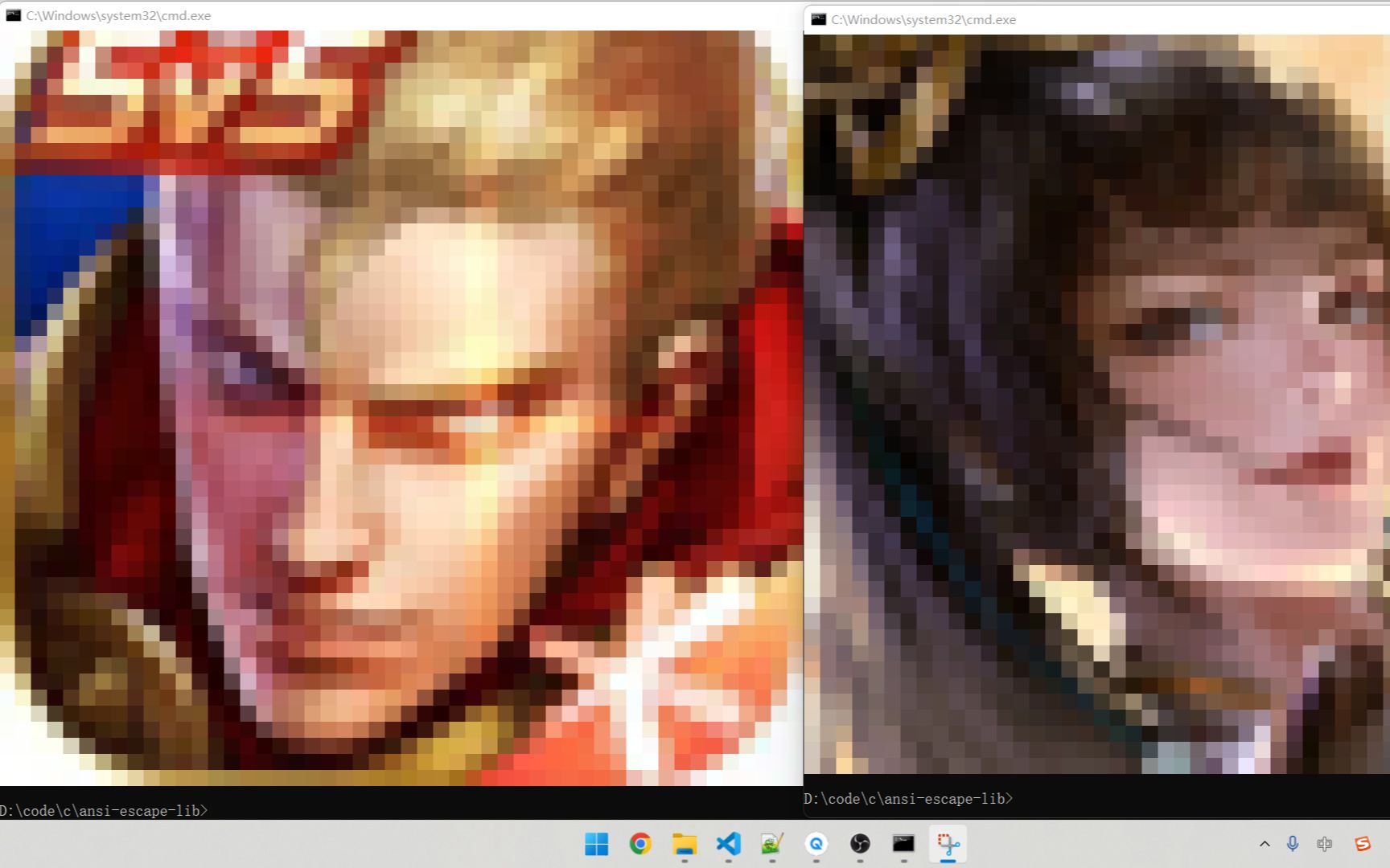 c语言命令行制作酷炫的界面