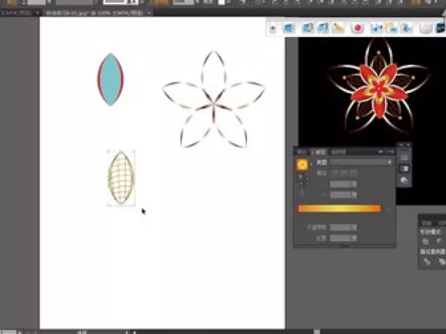 AI-实例制作精美花朵