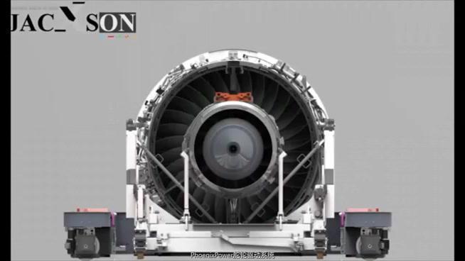 AGV自动搬运飞机发动机装配#工厂实拍视频 #三维动画 #智能制造