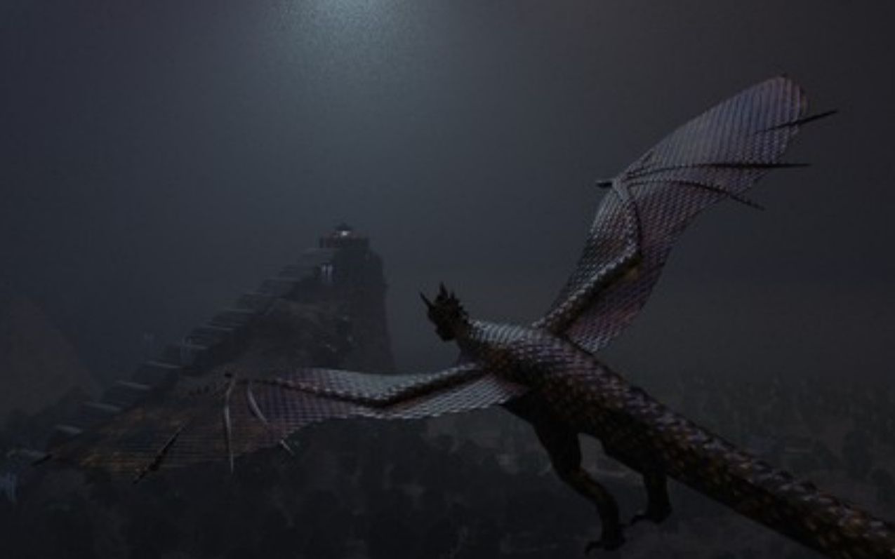 Blende为Metaverse与NFT制作巨龙城池技术训练视频教程 RRCG