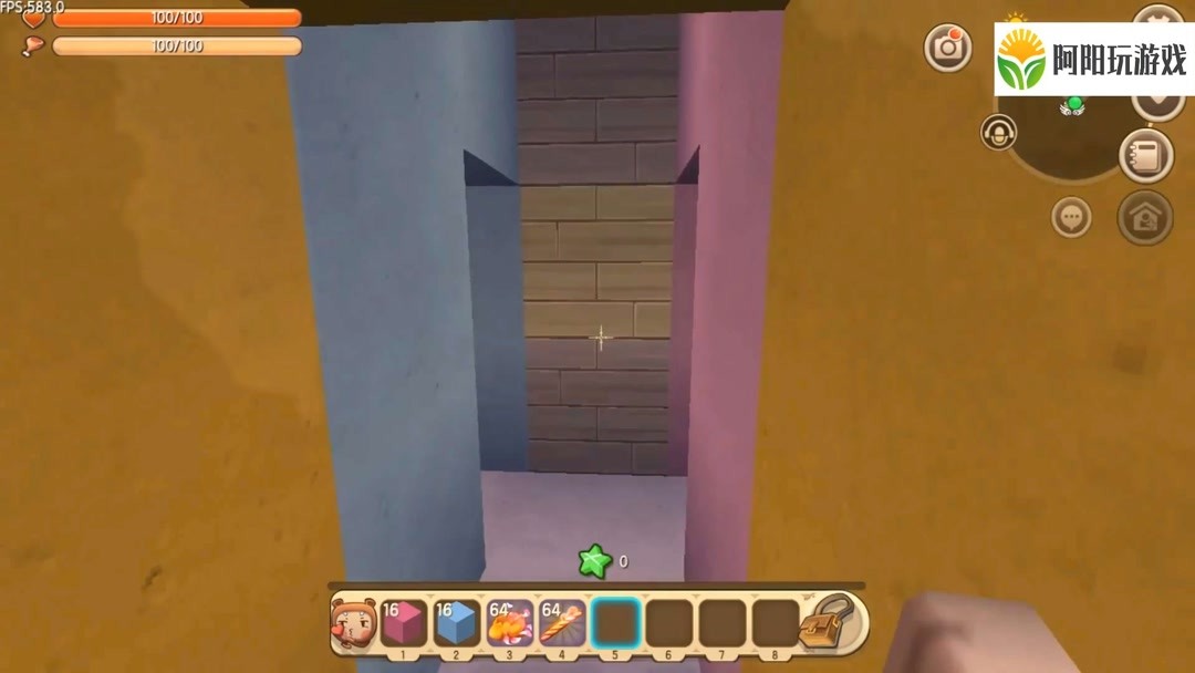 迷你世界:不容易呀,连跳带爬终于过一关