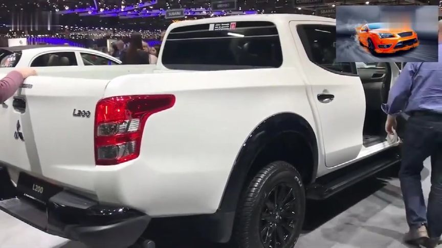 18款三菱L200皮卡车的颜值和底盘很不错,五十铃D-MAX的克星来了