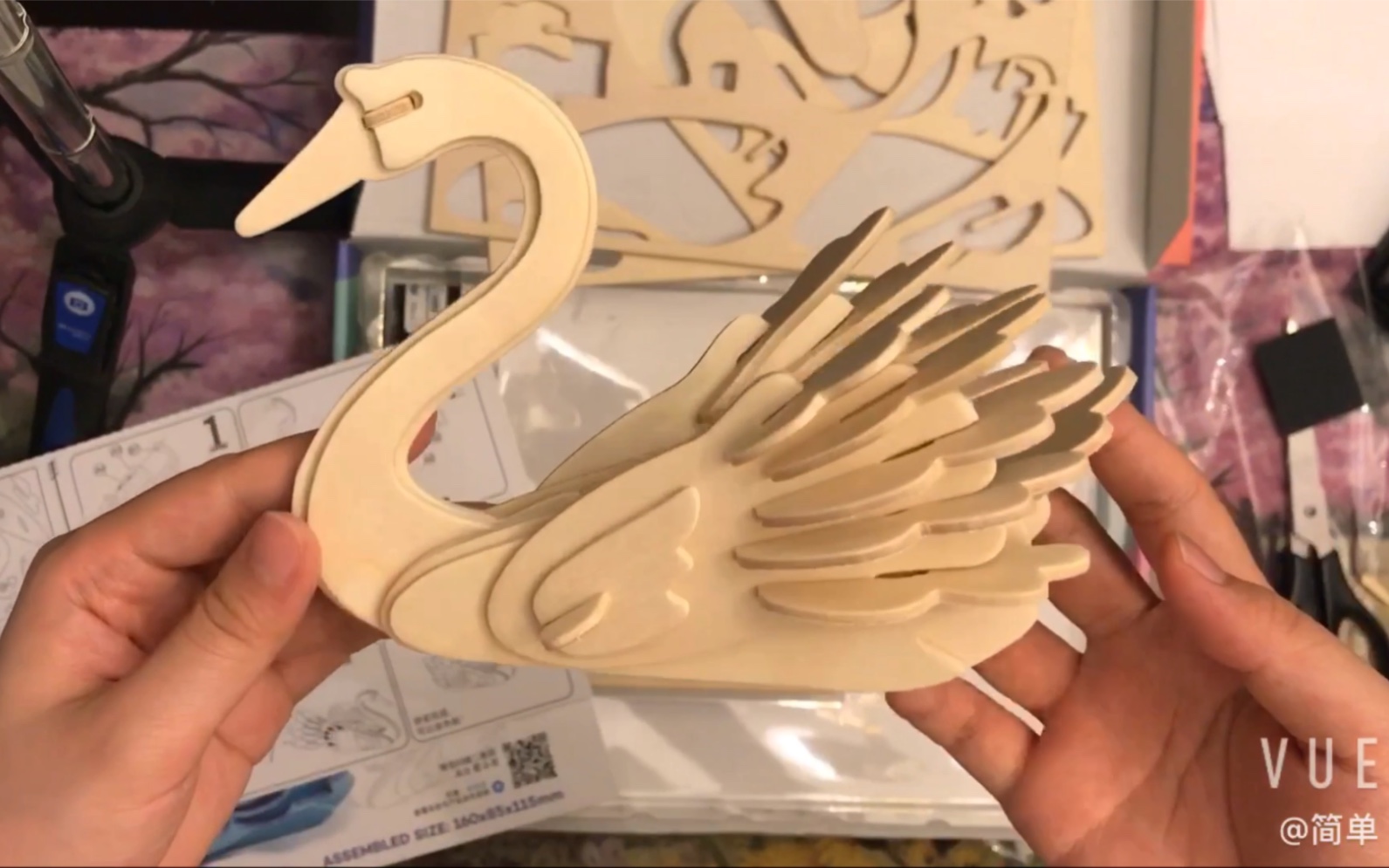 第一次尝试3D木质拼图,受益匪浅