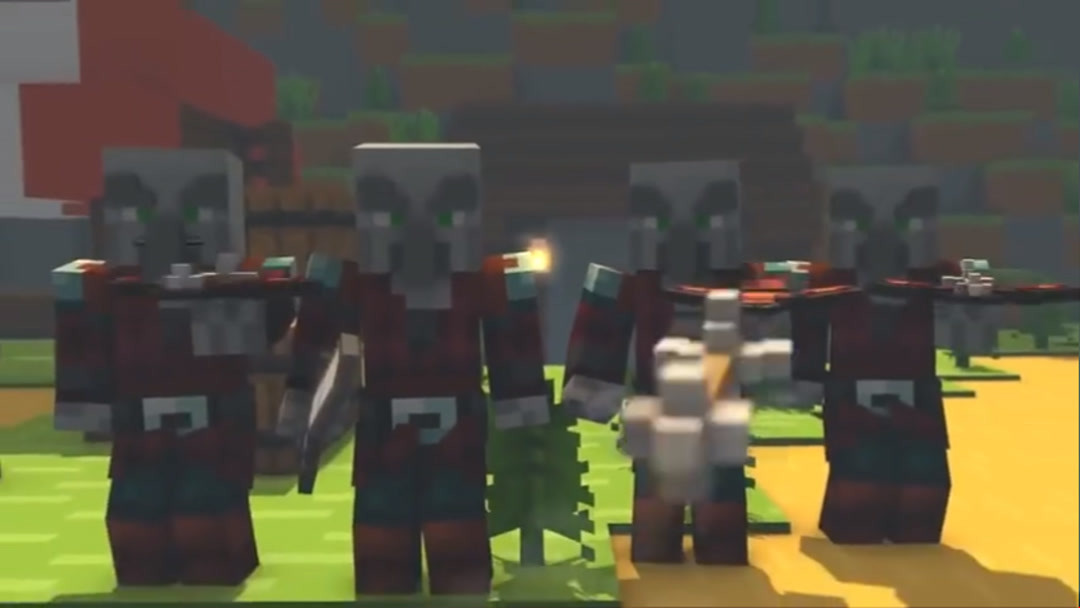 我的世界:掠夺者入侵村庄