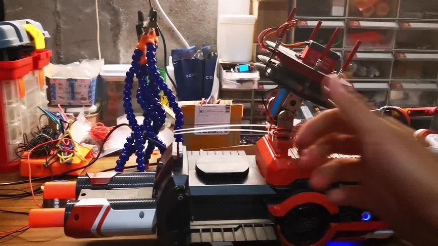 越来越刺激了#炮塔#大型机械 #模型 #遥控