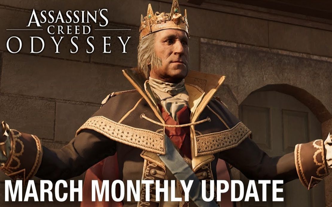 【官中字幕】《刺客信条:奥德赛》3月更新内容+《刺客信条3重制版》...