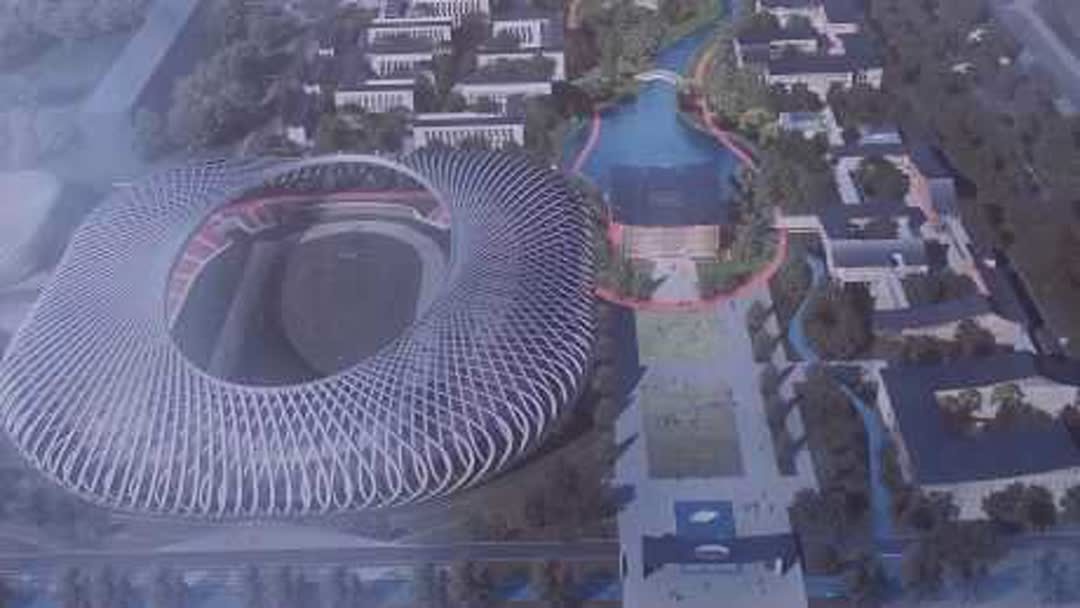 实拍建设中的邛崃第一所大学,选址好,校园规划设计高大上