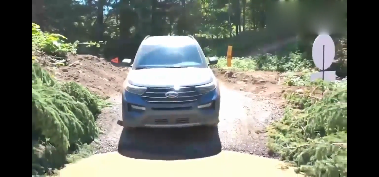 2020款福特探险者ST越野测试,到山里跑几圈,还考虑林肯飞行家吗