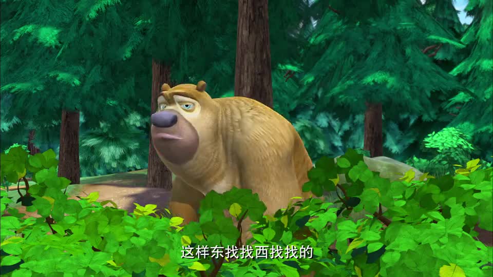 熊出没光头强的画太丑了,他被熊二嘲笑了,我都比他画的好