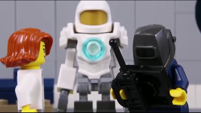 乐高宇航员建造太空漫游者乐高动画故事