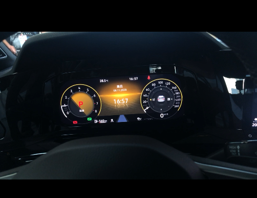 从高尔夫8的仪表,看数字化带来的便捷