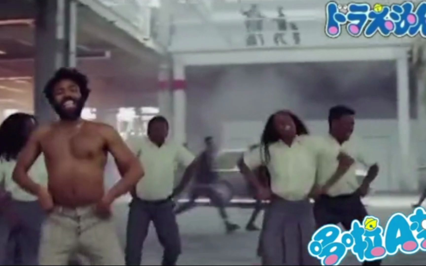 哆啦A梦音乐精准卡舞蹈,黑人跳舞