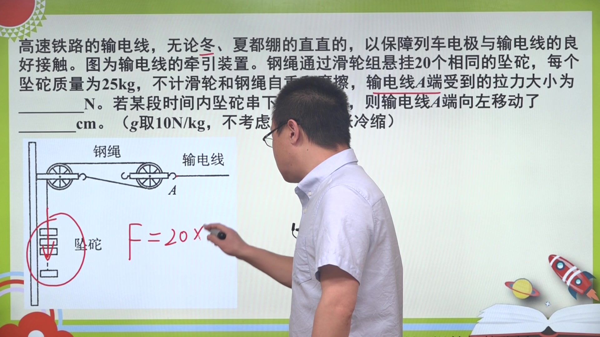 2018河南中考物理第4题:滑轮组的分析