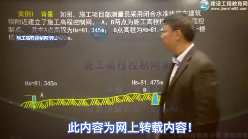 施工高程控制网测设一