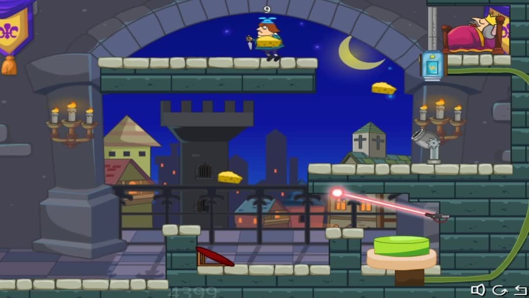 刺客任务:经过细心研究,终于破了国王的激光阵,刺杀成功!