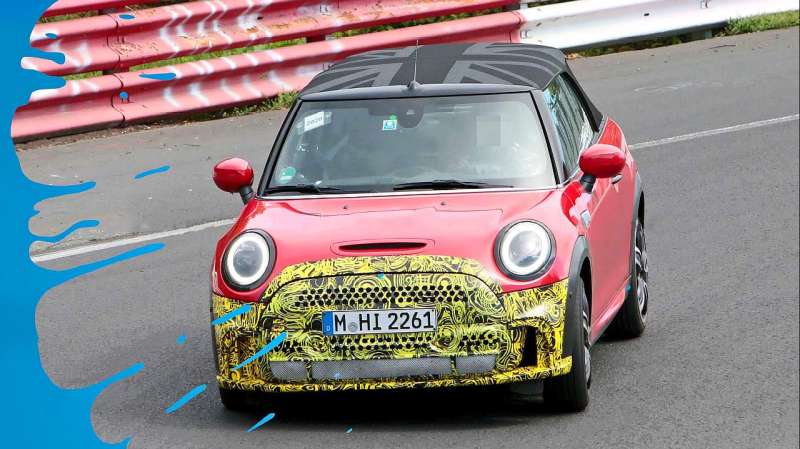 经典英伦范!新款MINI Cooper S敞篷版曝光,造型更为运动