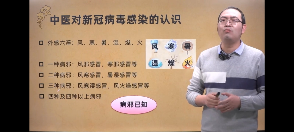 中医对新冠病毒感染的认识