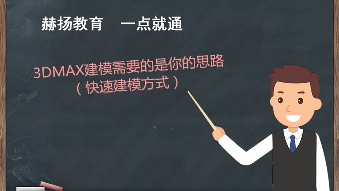 赫扬教育,教你3DMAX建模需要的是你的思路(快速建模方式)