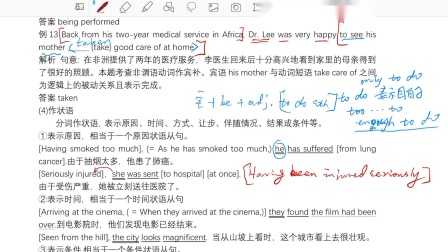 9、非谓语动词-分词 - 高中英语语法 -