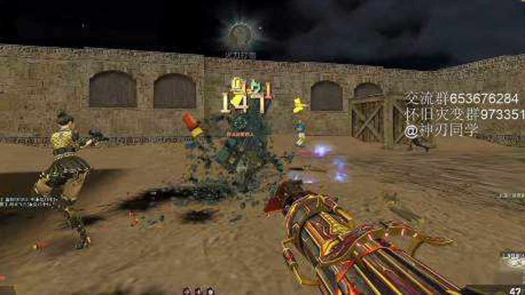 CSOL远古神器加特林+9游击沙漠一!伤害真的顶!