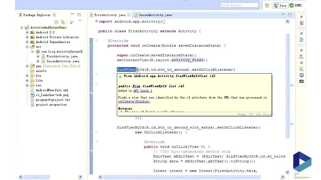 软酷网轻松学Android移动开发之Android四大组件-intent