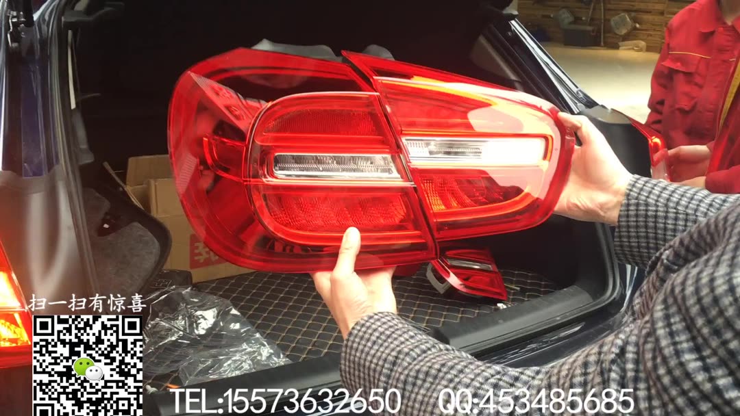 奔驰GLA200尾灯低配升原厂全LED高配总成