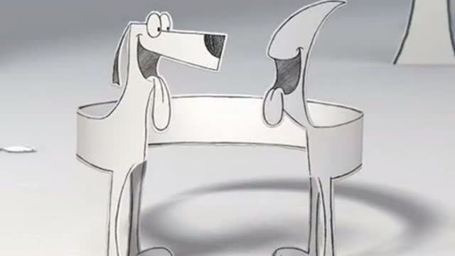 治愈动画:狗狗和尾巴成为朋友,两人还一起唱歌跳舞!