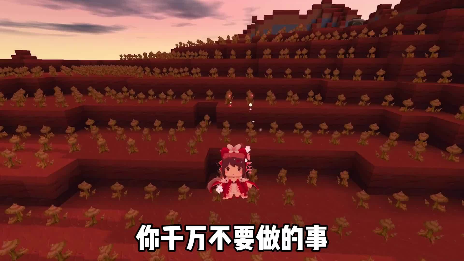 迷你世界:你没见过的新植物!凌晨三点出现会动的蘑菇?