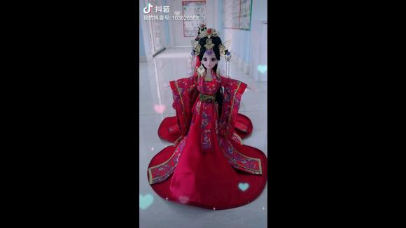 手工制作古装30厘米娃娃