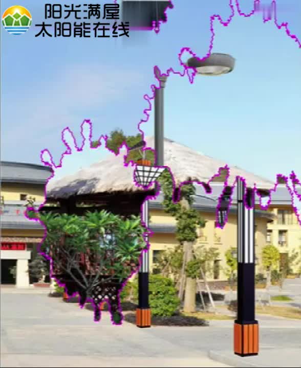 LED公园灯 太阳能路灯价格*6M 30w太阳能LED路灯