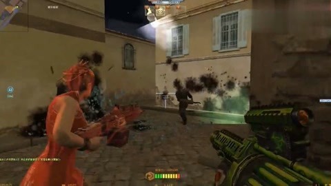 CSOL最新武器腐蚀重炮,打出的子弹自带毒气,芭比一碰就毙命!