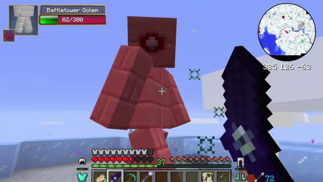 我的世界:出现神奇的塔楼,魔哒穿上装备迎接新的挑战