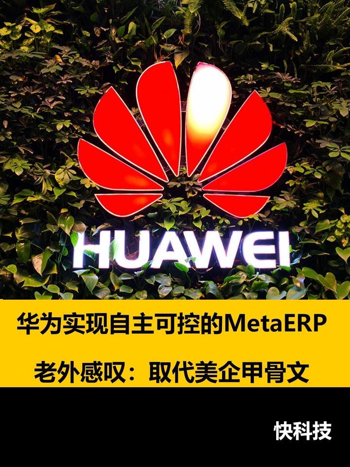 ...实现自主可控的MetaERP 老外感叹:取代美企甲骨文#华为 #ERP软件