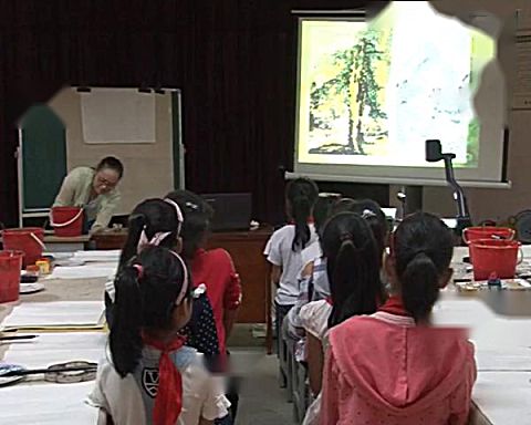 【获奖】苏教版苏少版小学二年级美术下册第11课 水墨画树-陆老师...