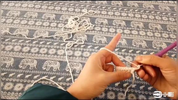 钩针基本针法,内钩长针教程