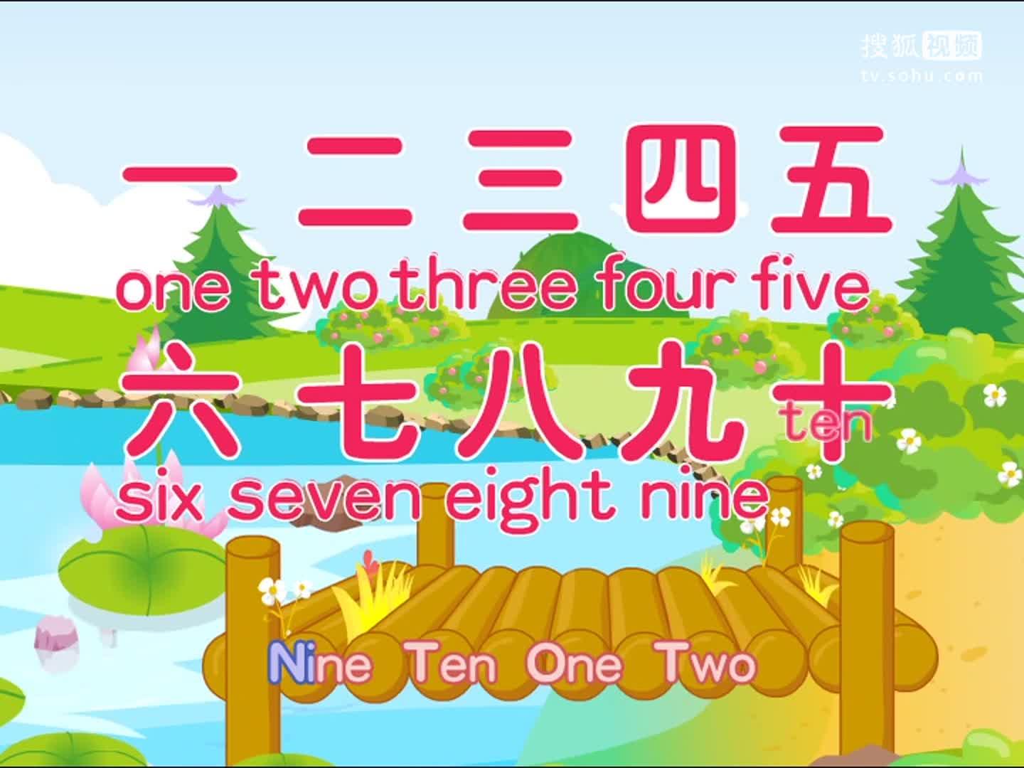 【开心儿歌】英文单词顺口溜之数字篇