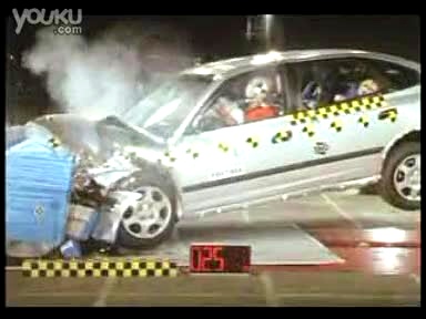 2001款现代伊兰特EuroNCAP碰撞测试获三星