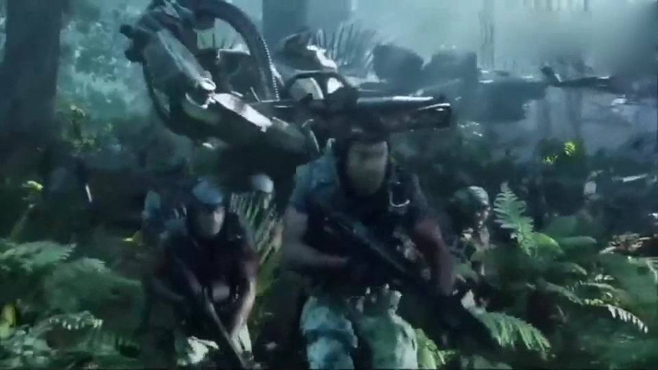 阿凡达:人类出动装甲和大炮,与外星人开战,准备炸毁生命之树