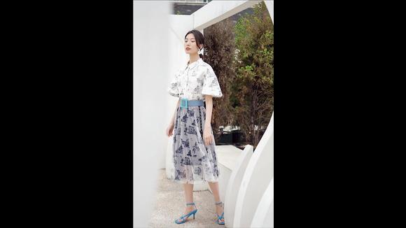 #XGStyle #ootd 欧洲建筑印花,仿佛走在欧洲接头